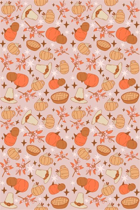 Thanksgiving Patterns Repeatable Patterns Cute Fall Wallpaper Surface Pattern Design Fall