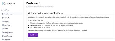Dashboard Xpress Ai Platform Docs