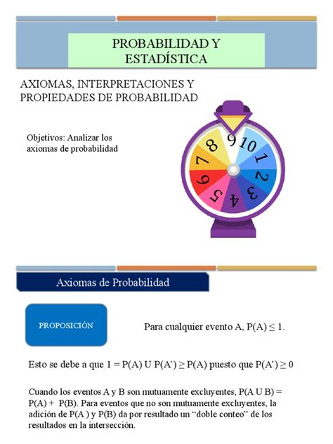 Clase 22 Propiedades De Probabilidad Pdf Probabilidad Matemáticas