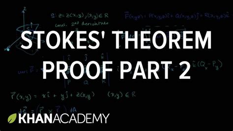 Stokes Theorem Proof Part 2