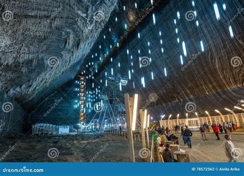 Salina Turda Salt Mine In Romania Editorial Photography Image Of