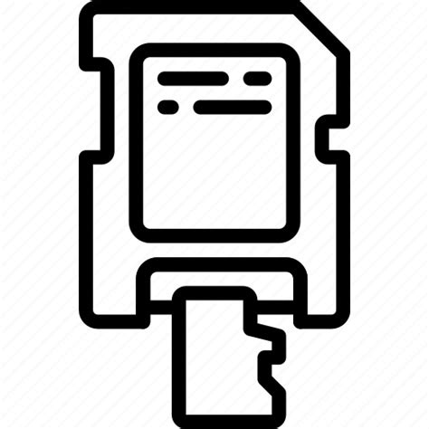 Adapter Component Computer Micro Pc Sd Icon Download On Iconfinder