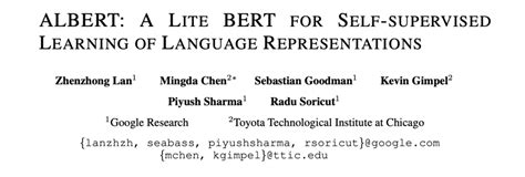 Albert A Lite Bert For Self Supervised Learning Of Language Representations