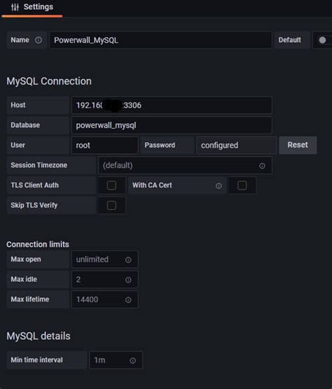 Copy Data From Influxdb To Mysql For Monthly Charts And Time Of Use