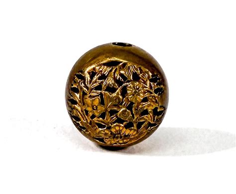 At Auction Japanese Signed Ojime Bead
