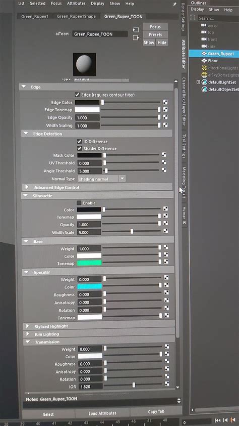 Aitoon Shader Forcing Transparency And Not Working Rmaya