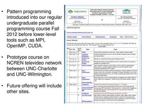 Dr Barry Wilkinson University Of North Carolina Charlotte Ppt Download