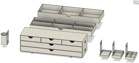Modudesk Modular Desk Organizer By Madeinnick Makerworld Download Free 3d Models