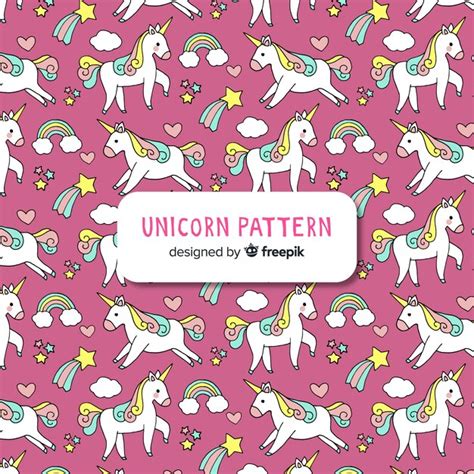 Adult Unicorn Hand Drawn Pattern Images Free Download On Freepik
