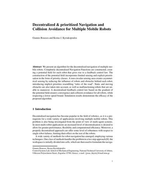 Pdf Springer Tracts In Advanced Robotics