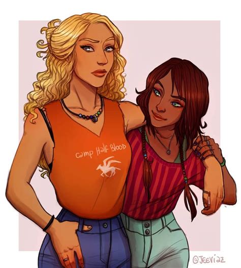Annabeth And Piper Percy Jackson Annabeth Chase The Heroes Of Olympus