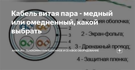 Кабель витая пара медный или омедненный какой выбрать Телекоммуникационное и