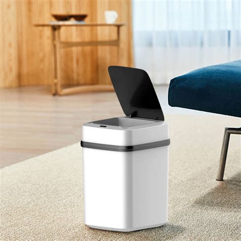 Frler Automatic Touchless Motion Sensor Trash Can With Lid Wayfair