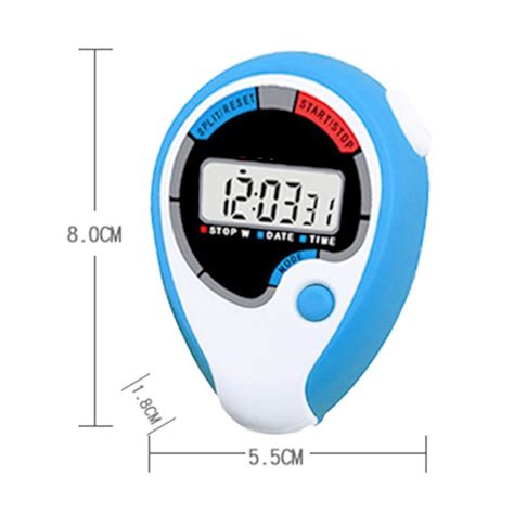 Classic Digital Handheld Lcd Chronograph Sports St Grandado