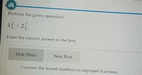 Perform The Given Operation432 ÷287 Enter The Correct Answer In The Bo