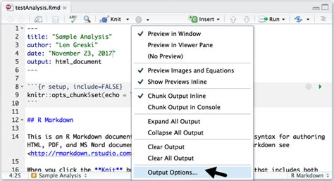 R Html Output File Stack Overflow