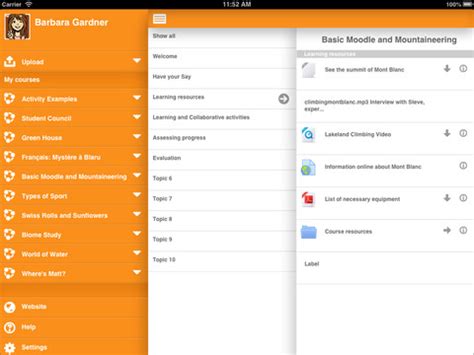 Mobile App Moodledocs