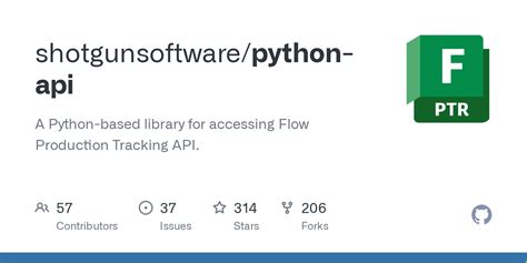 Github Shotgunsoftwarepython Api A Python Based Library For Accessing Flow Production