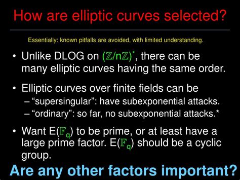 Ppt Expander Graphs Grh And The Elliptic Curve Discrete Logarithm Powerpoint Presentation