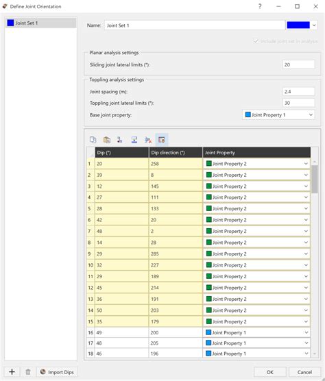 Rocslope2 Tutorials 2 Importing A Dips File