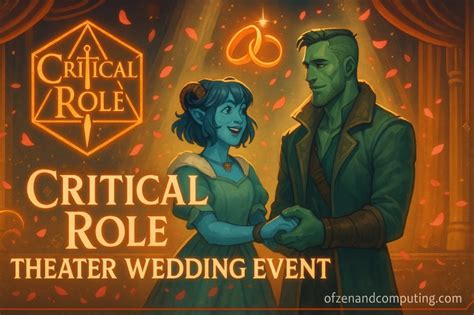 Critical Role Jester Fjord Wedding Theater Event 2026
