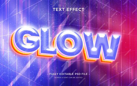 Premium Psd Retrowave Mesh Text Effect