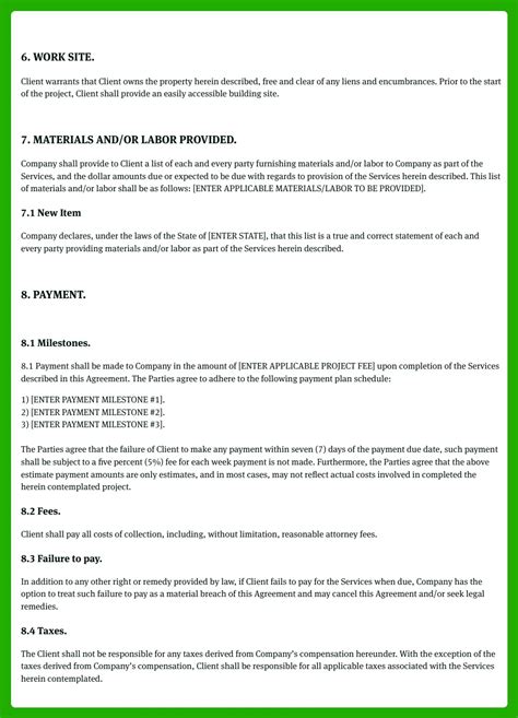 Home Staging Contract Template Free Download Bonsai