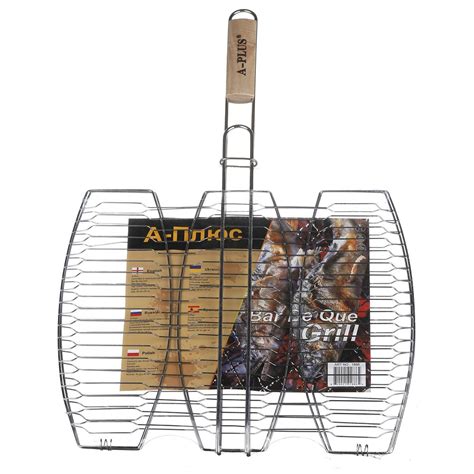ᐉ Решітка гриль для риби A Plus 3 секції 1886 • Краща ціна в Києві Україні • Купити в Епіцентр