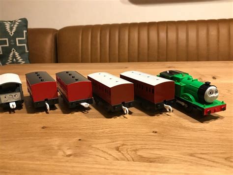 Tomy Trackmaster Plarail Thomas Friends Oliver Toad 4 Coaches Japan