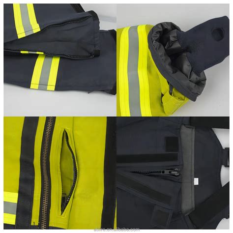 Aramid Fire Fighting Suits Fireman Uniform For Firefighters En469 Nomex