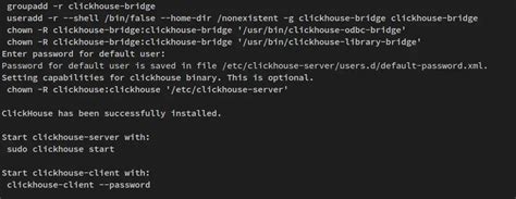 how to install clickhouse olap database system ubuntu 22 04