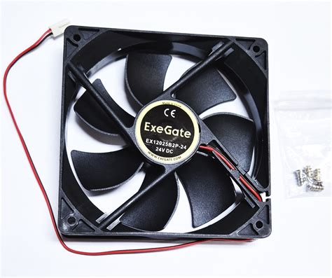 Вентилятор 120x120x25 Exegate EX12025B2P-24 DC24V,двойной ...