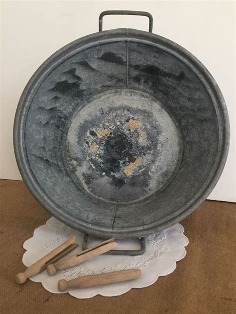 Bassine Ancienne En Zinc Campagne Lessive Dautrefois Selency
