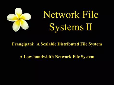 PPT Network File Systems II PowerPoint Presentation Free Download ID 4806466