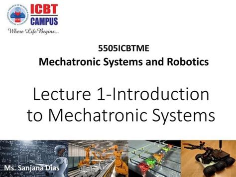 Chapter 1 Introduction To Mechatronic Systempptx