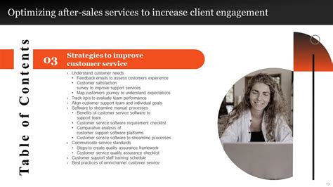 Optimizing After Sales Services To Increase Client Engagement