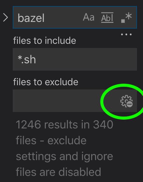 Make It More Obvious When Use Exclude Settings And Ignore Files Is