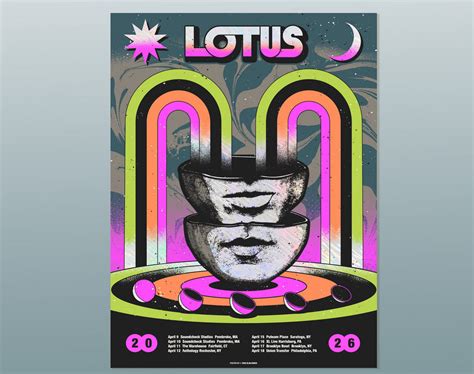 April 2026 Poster Foil Lotus