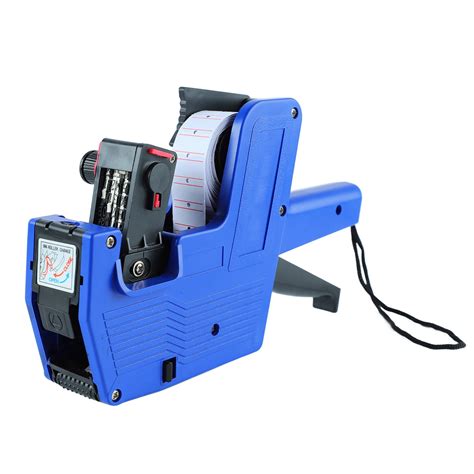 8 Digits Price Numerical Tag Maker With 3 Rolls Label Paper 2 Ink Wheel