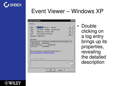 PPT Chapter Windows Event Logs PowerPoint Presentation Free Download ID