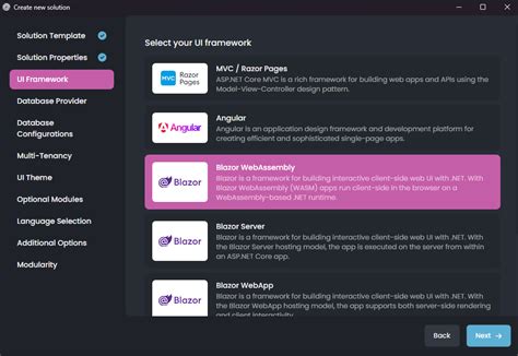 Get Started With Abp Creating A Single Layer Web Application Abpio Documentation