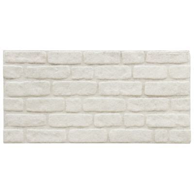 Vidaxl 3d Wall Panels With White Brick Design 10 Pcs Eps Vidaxlie