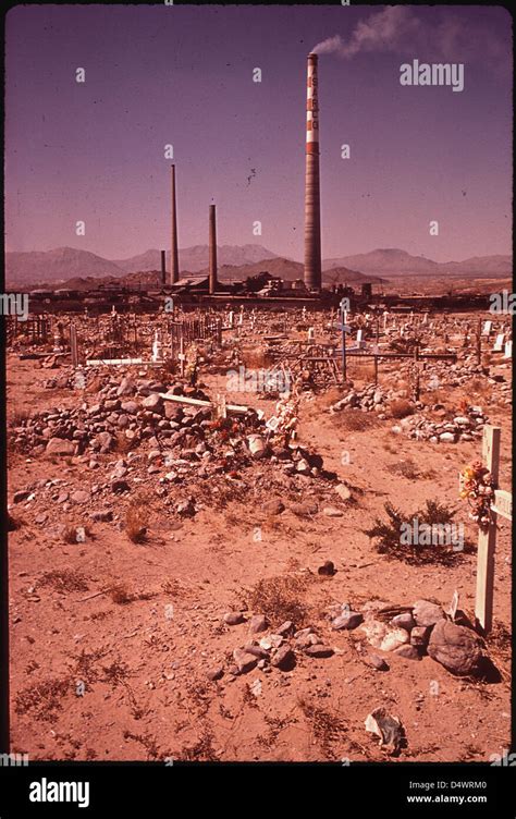 A Photograph From April 1972 Shows The Smelter Cemetery Where Workers