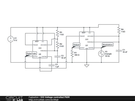 555 Voltage Controlled PWM CircuitLab