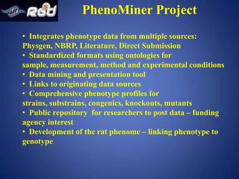 Phenominer Integrating Phenotype Values For Multiple Strains Ppt