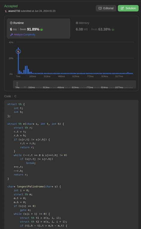 mi aka on linkedin leetcode problem longest palindromic substring