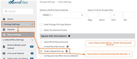 Configure Folder Information Records To Upload Files To Specific