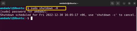 The “shutdown” Command In Linux 7 Practical Examples