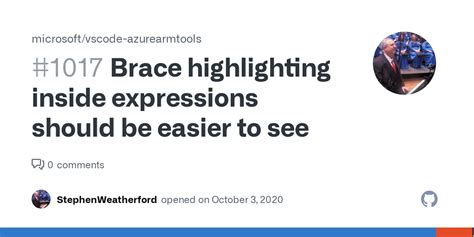Brace Highlighting Inside Expressions Should Be Easier To See · Issue 1017 · Microsoftvscode