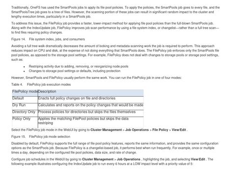 Filepolicy Job Storage Tiering With Dell Powerscale Smartpools Dell Technologies Info Hub